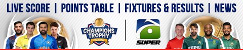 Geo Super » Live Score, Points Table, Schedule and Sports News Updates