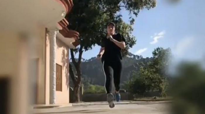 Cricketer Natalia Parvez uses household items to train, keep fit during ...