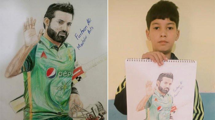 'This is incredible': Rizwan praises sketch by a young boy - Cricket ...