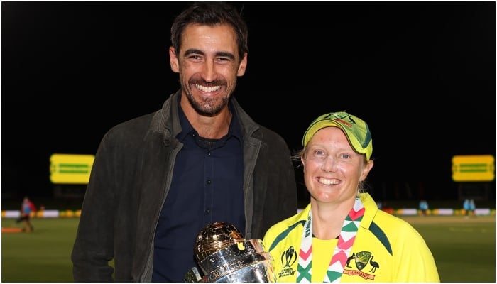 WWC 2022: 'Watch' Mitchell Starc celebrates wife Alyssa Healy's ...