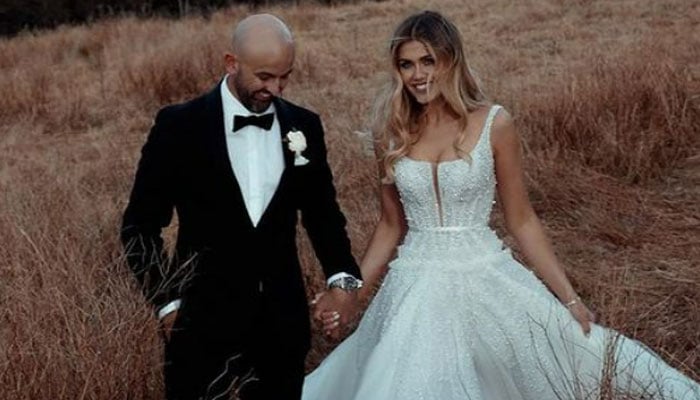 Australian spinner Nathan Lyon ties the knot with long-time partner ...