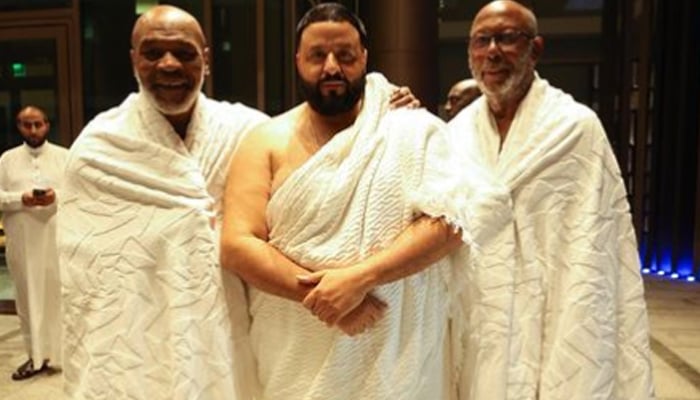 Former American boxer Tyson alongside his father performs Umrah - MMA ...