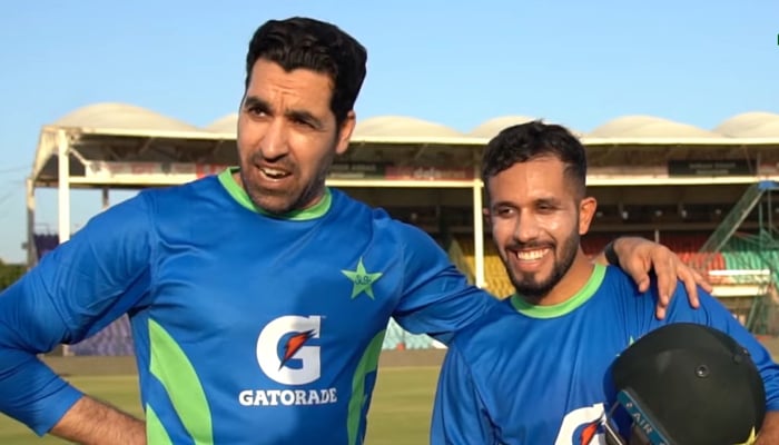 Who won one-over challenge between Umar Gul and Mohammad Haris ...