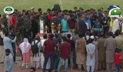 Football Prize Distribution Ceremony | 34th National Games Quetta 2023 ...