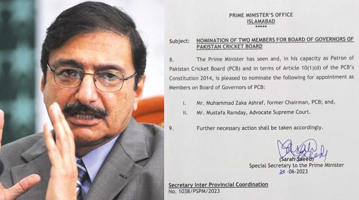 PM Shehbaz nominates Zaka Ashraf, Mustafa Ramday for PCB BoG - Cricket ...