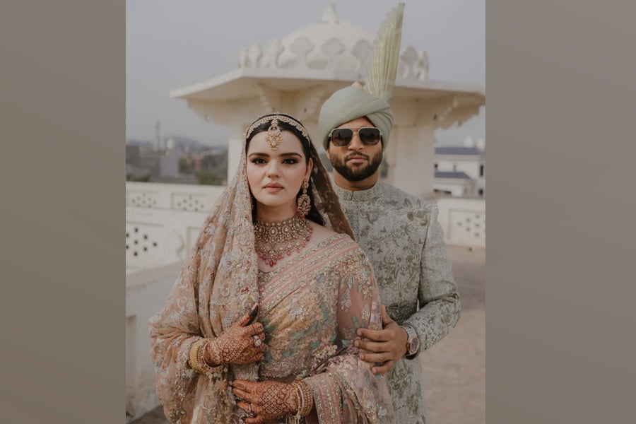 Imam-ul-Haq, Anmol Mehmood's nikkah ceremony in pictures ...