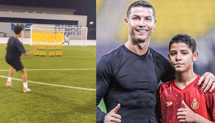 WATCH: Cristiano Ronaldo Jr. nails impressive free-kick reminiscent of ...