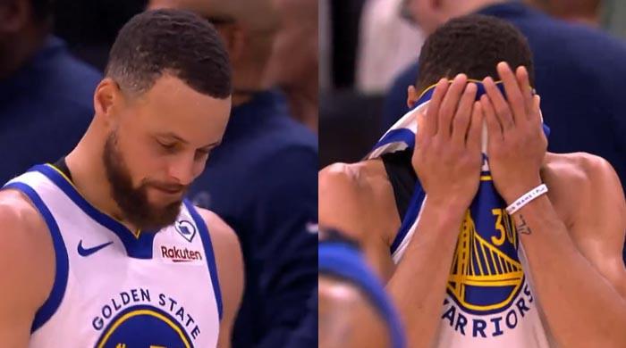 WATCH: Stephen Curry in tears after Draymond Green’s shocking ejection - Basketball - geosuper.tv