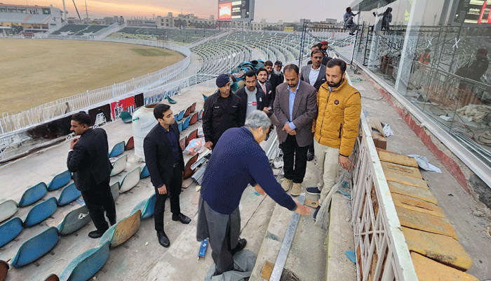 Champions Trophy 2025: Naqvi inspects final stages of Rawalpindi ...