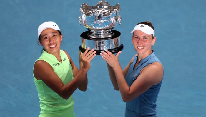 Elise Mertens and Zhang Shuai clinch Australian Open women’s doubles ...