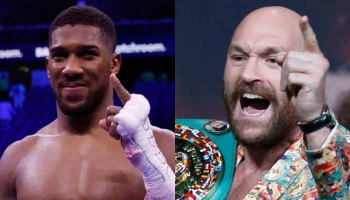 Anthony Joshua dares Tyson Fury to fight THIS boxer before fighting him ...