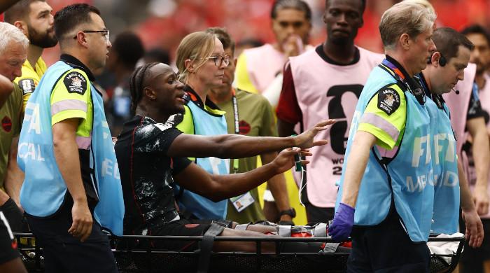 Ismael Kone stretchered off with leg injury in Canada’s win over Qatar ...